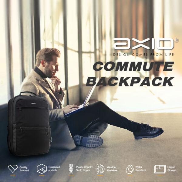 AXIO Commute Backpack 商務通勤15.6吋筆電減壓後背包(ATB-330) | 祥記實業股份有限公司